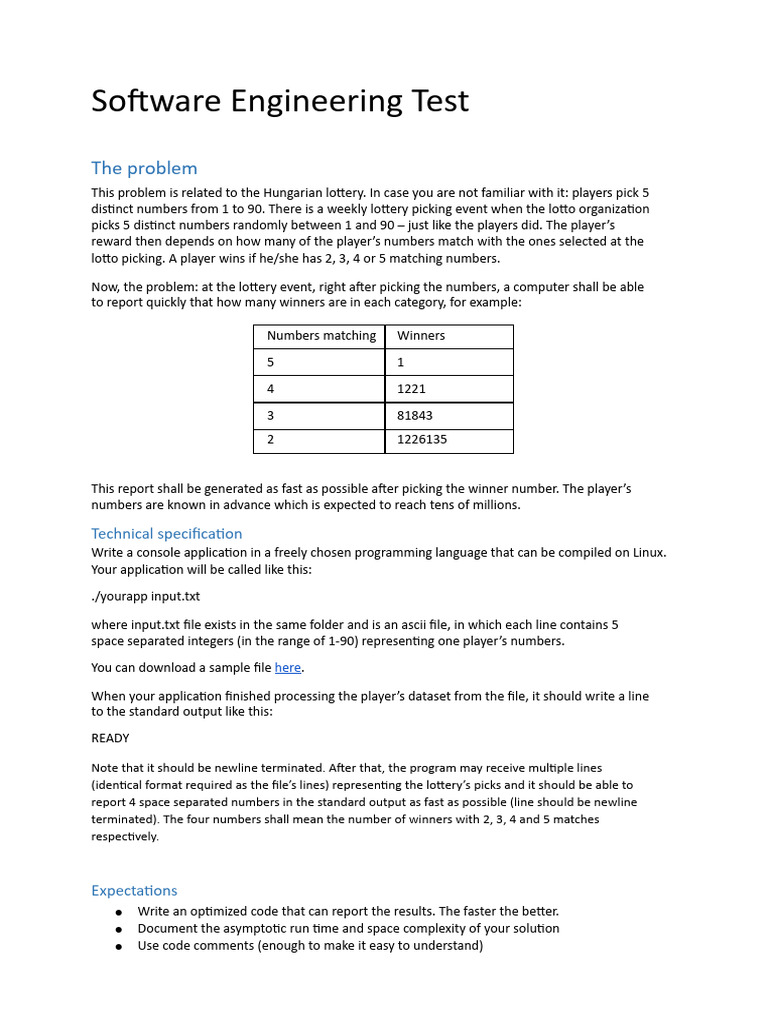 Hungarian Lottery Winner Reporting App | PDF | Software | Computer ...