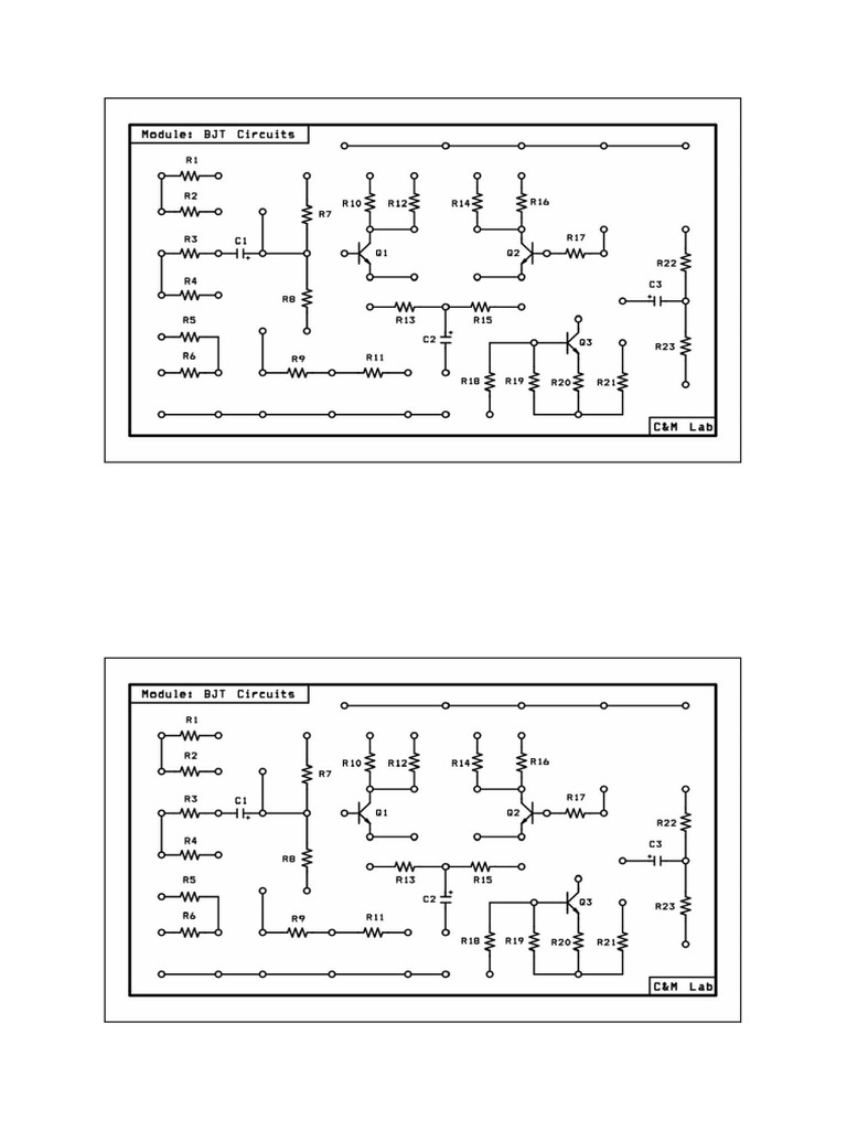 Module BJT 2trang | PDF