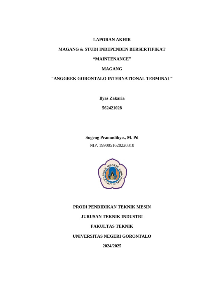 cover laporan magang pt agit | PDF