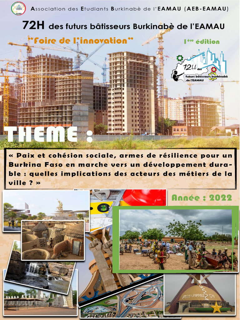72h Des Futurs Batisseurs Burkinabè de l'EAMAU | PDF