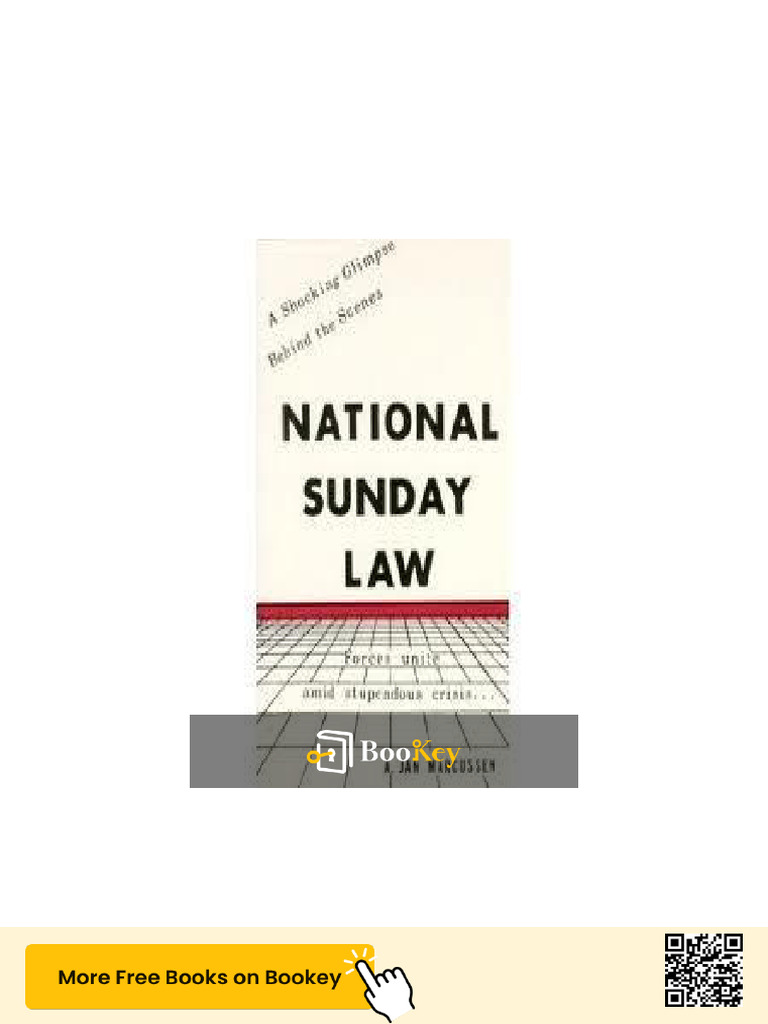 National Sunday Law PDF | PDF | Sabbath In Christianity | Bible