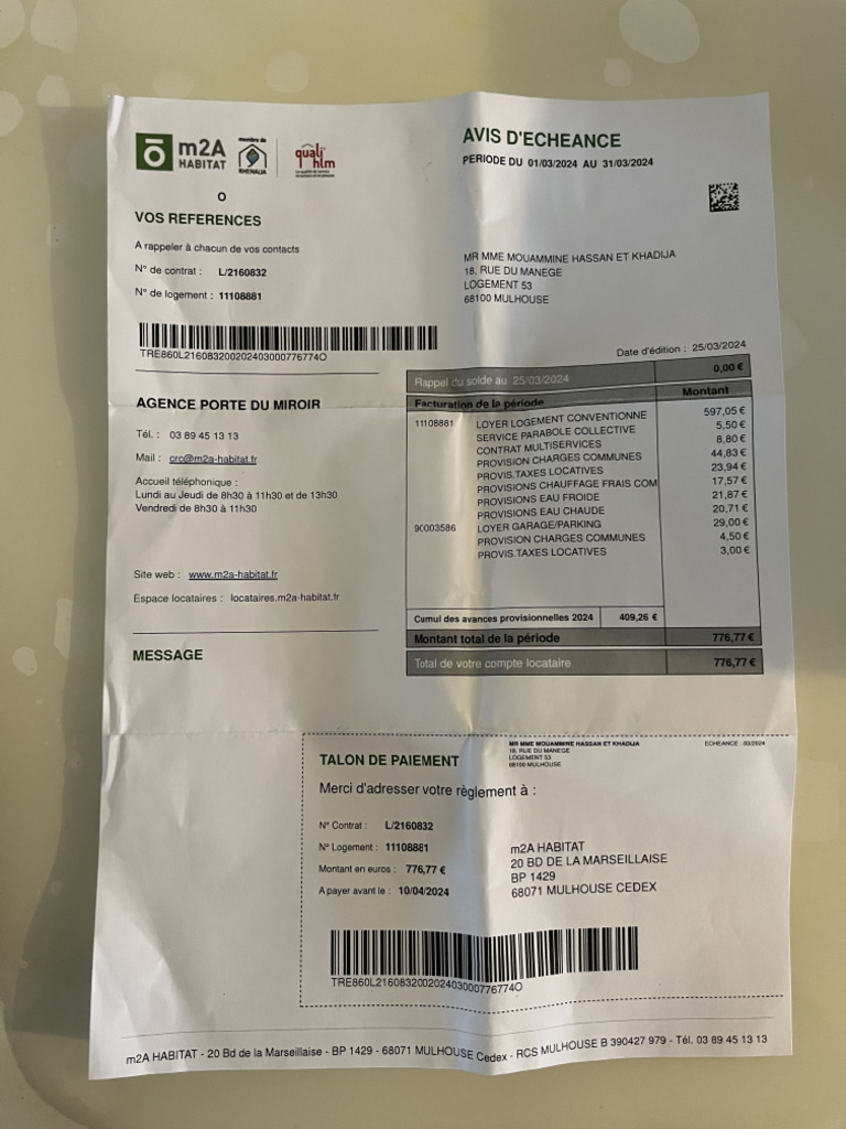 Justificatif de domicile | PDF