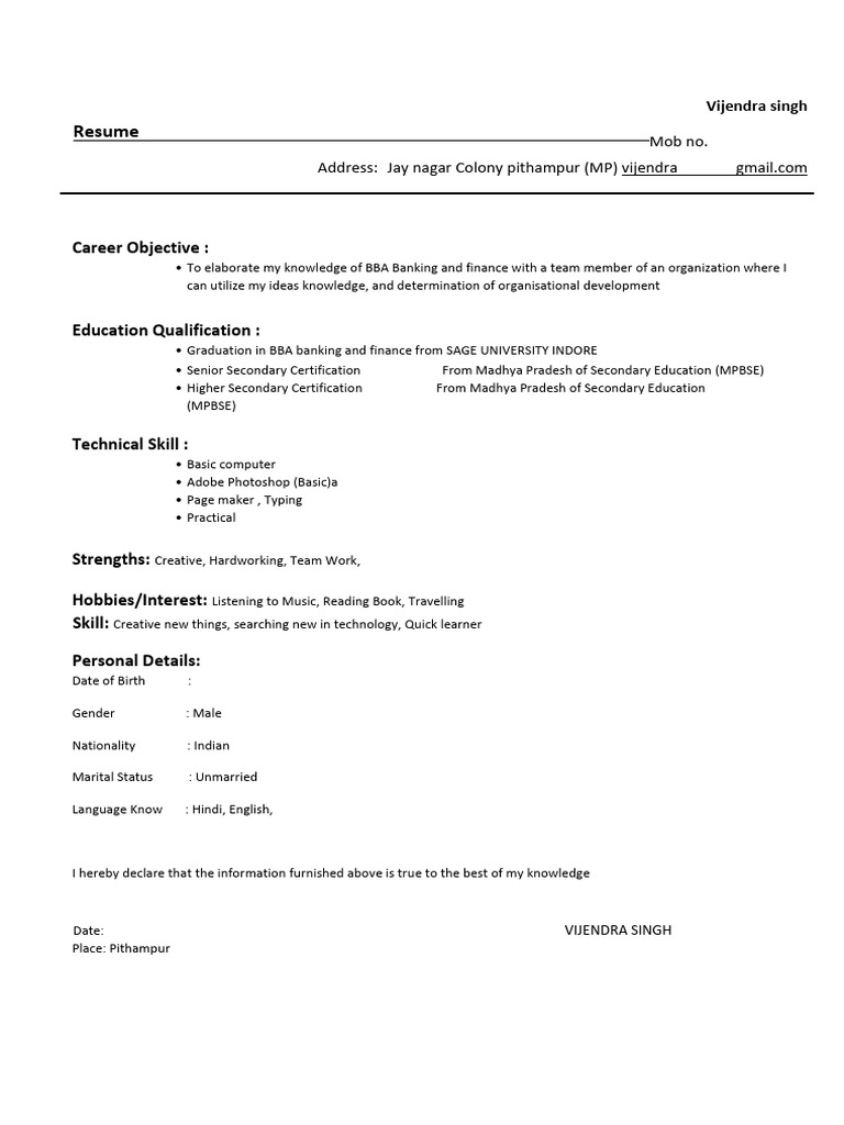 Vijendra Singh (Broadband) | PDF