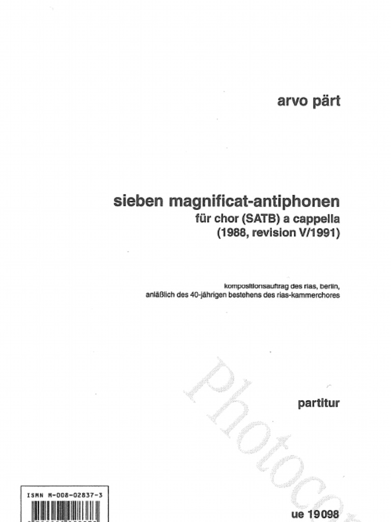 Arvo_Part-_7_Magnificat_Per_Co | PDF