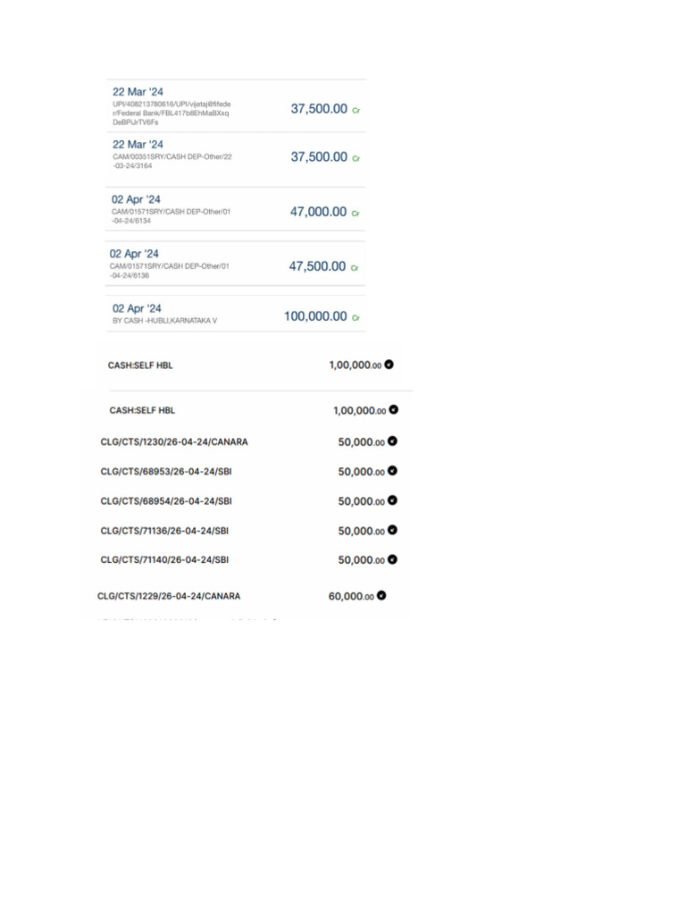 Till Date Transaction | PDF