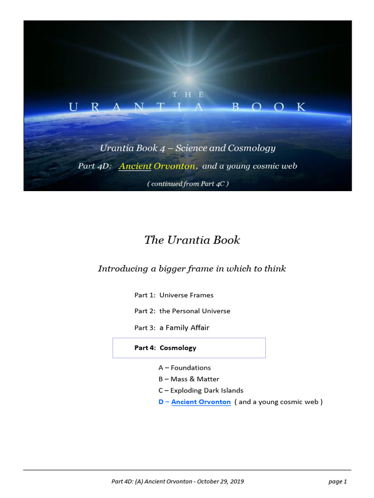 Ancient Orvonton and A Young Cosmic Web Nigel Nunn Part A | PDF ...