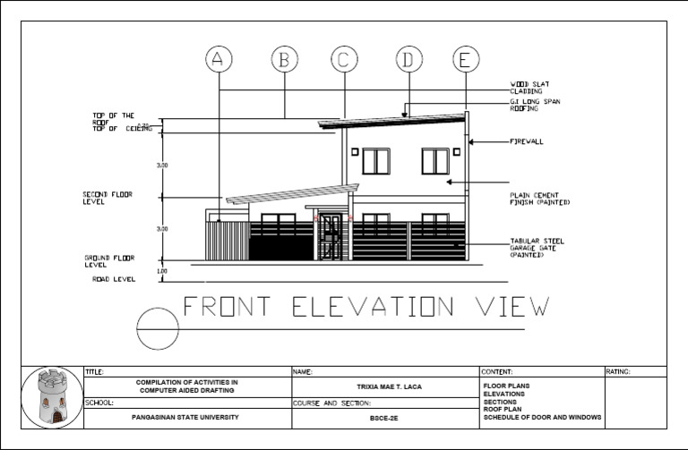 FRONT ELEVATION | PDF
