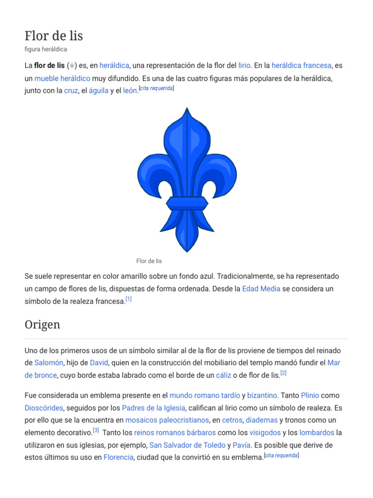 Flor de Lis. | PDF | Exploración