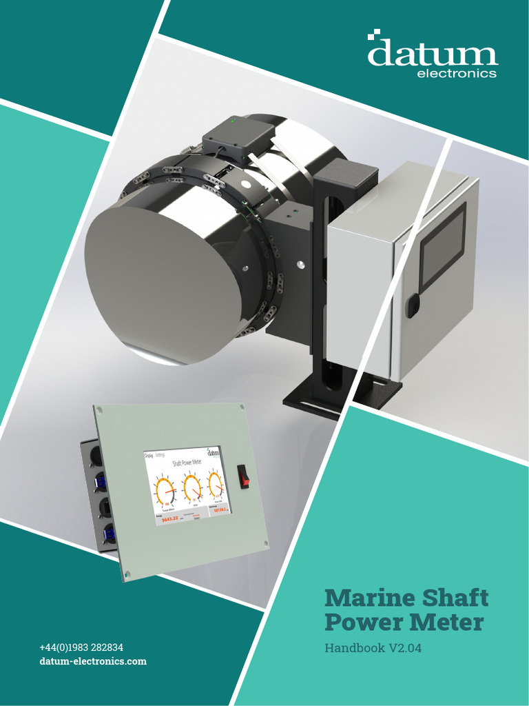 Datum - Shaft Power Meter Handbook V2.04 A4 Online | PDF | Torque ...