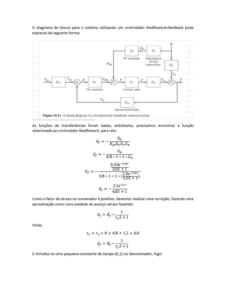 O diagrama de blocos para o sistema utilizando um controlador ...