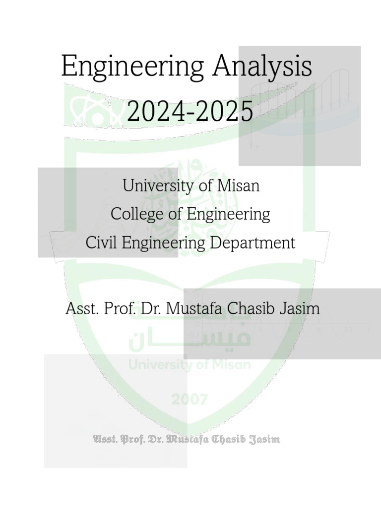 Engineering Analysis | PDF | Equations | Ordinary Differential Equation