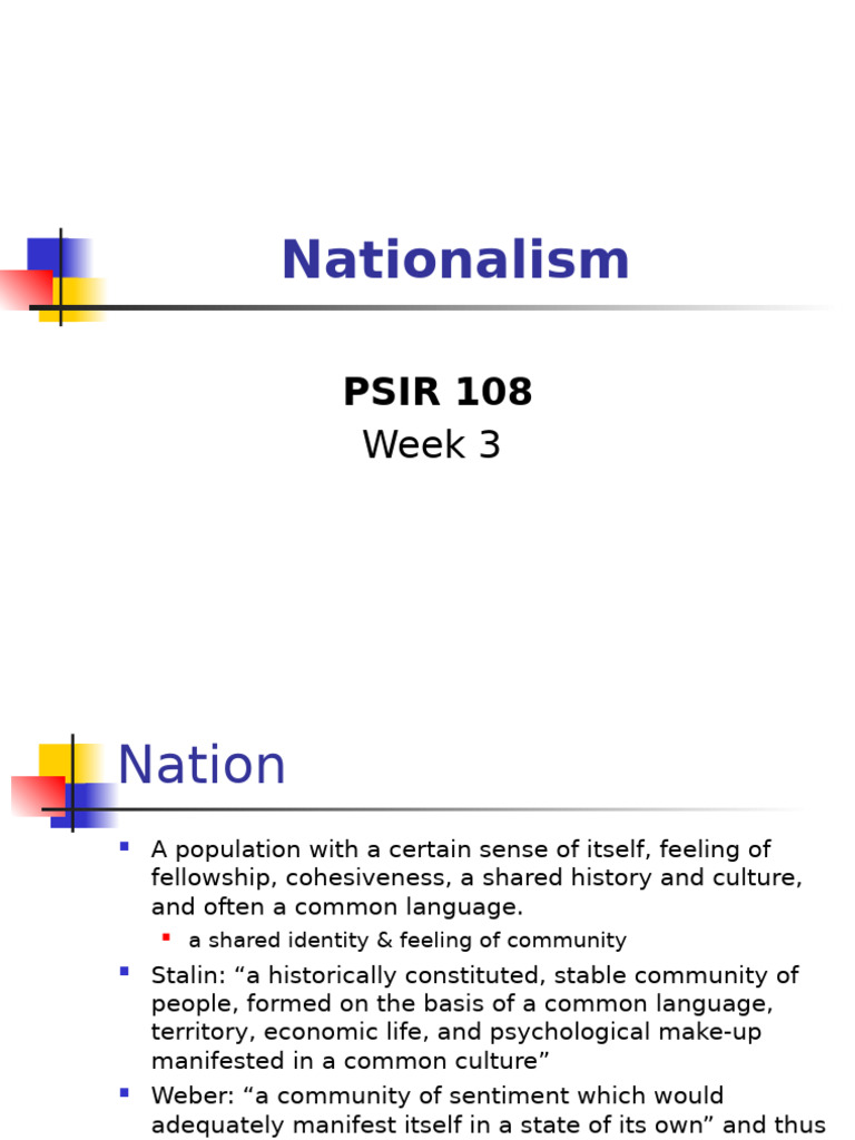 Understanding Nationalism and Nation-States | PDF | Nationalism | Nation
