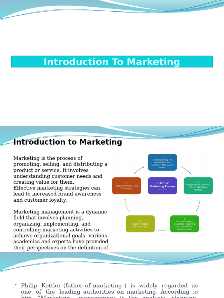 Introduction To Marketing LEC | PDF | Marketing | Digital Marketing