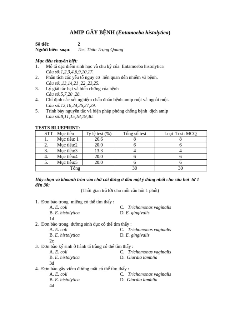 AMIP GÂY BỆNH | PDF