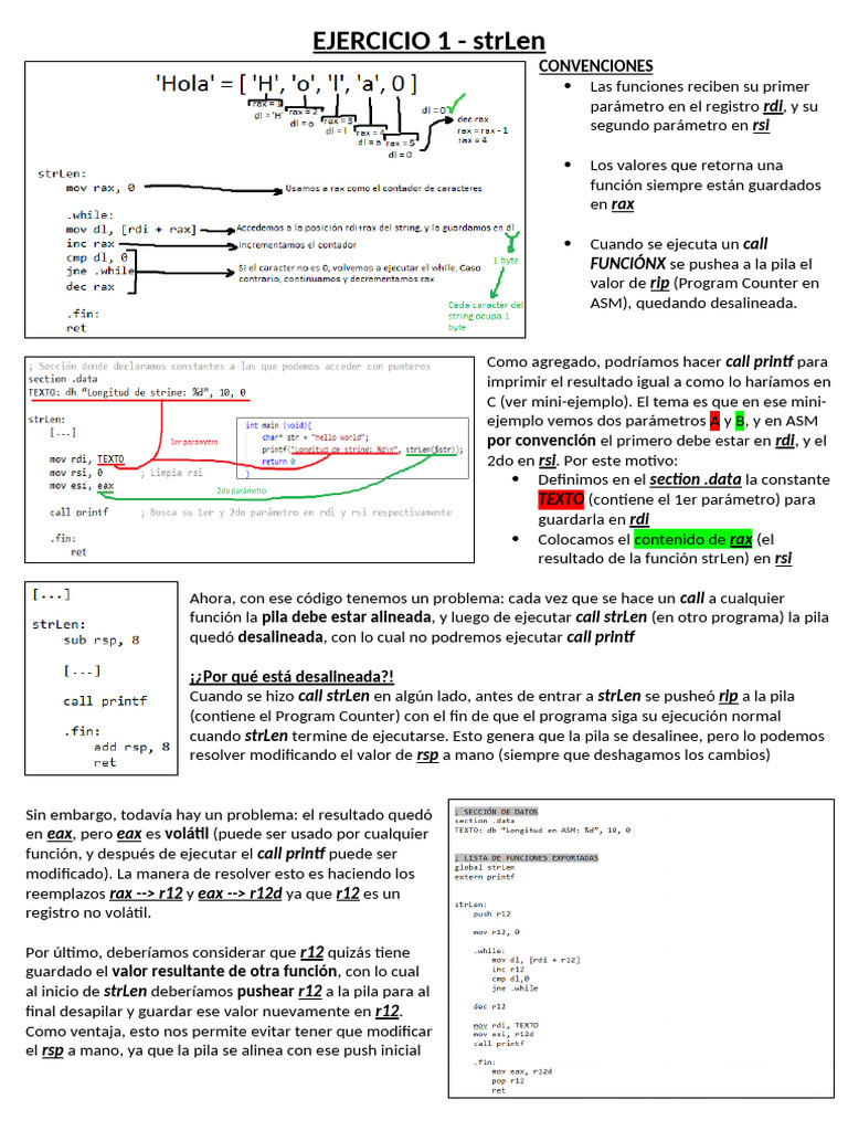 Mega Resumen Assembly | PDF | Programación de computadoras | Informática