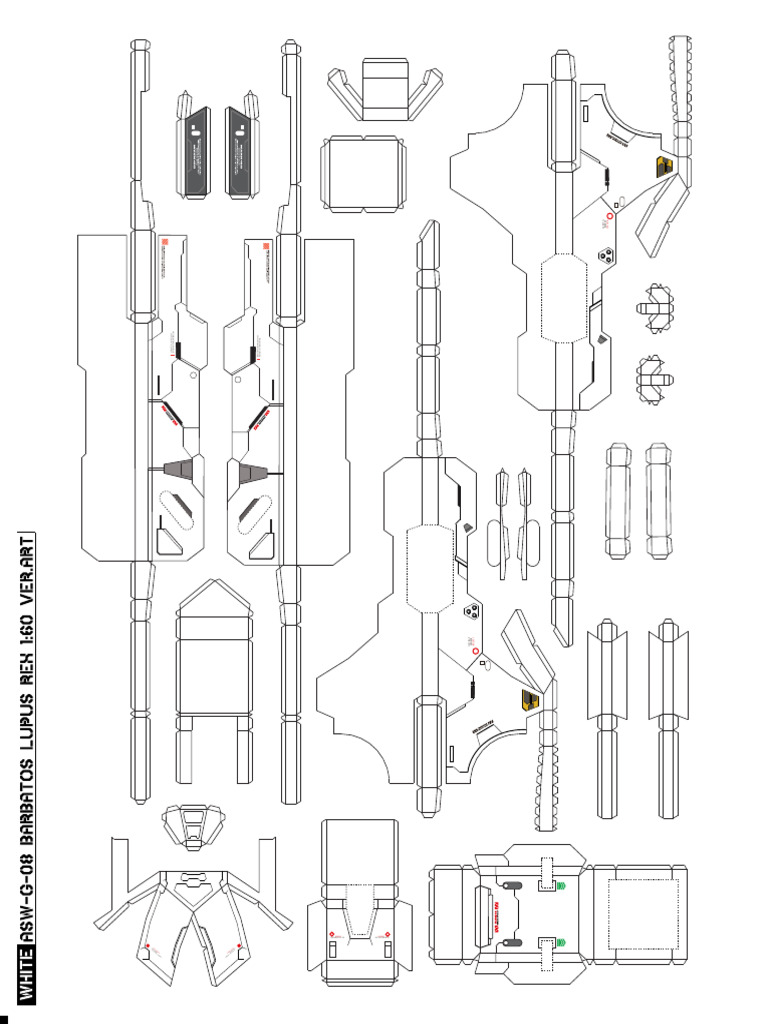ASW-G-08 Barbatos Lupus Rex - Arm Part 01 [White] | PDF