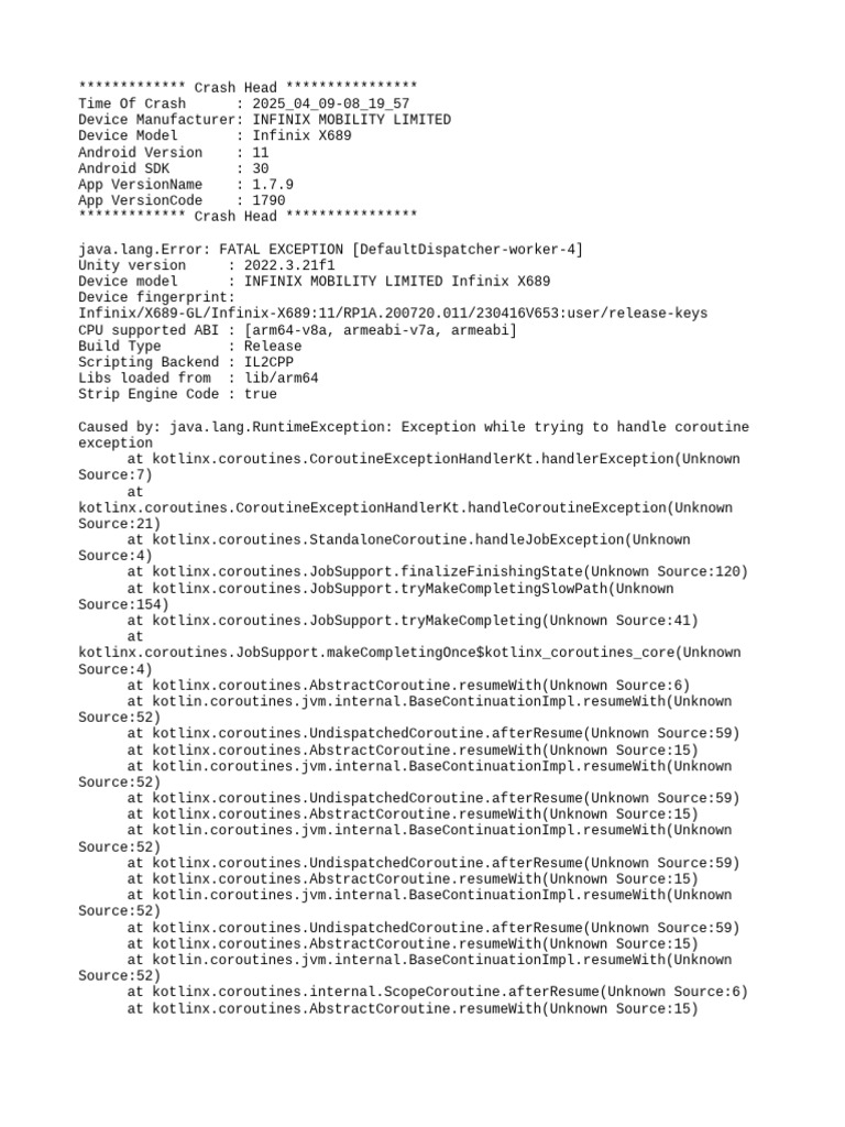 Mod Menu Crash 2025 04 09-08 19 57 | PDF | Mobile Phones | System Software