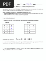 PLTW Activity 2.1.1 Answer Key | PDF | Engineering Tolerance | Metrology