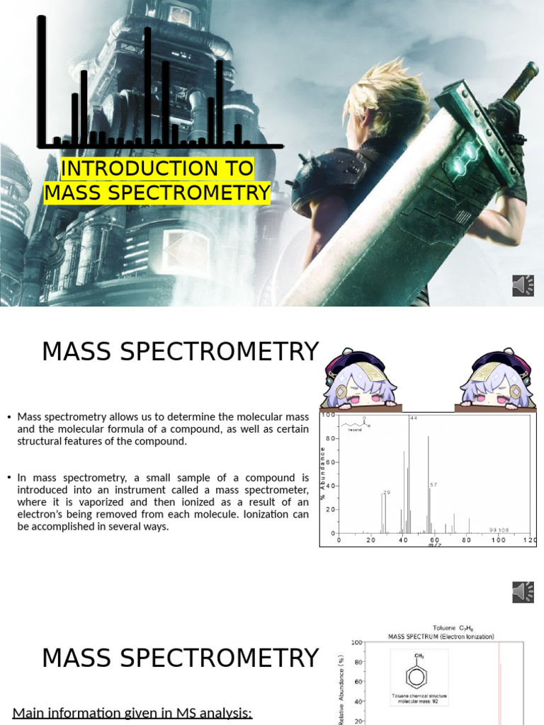 Mass Spec Lecture | PDF | Mass Spectrometry | Instrumental Analysis