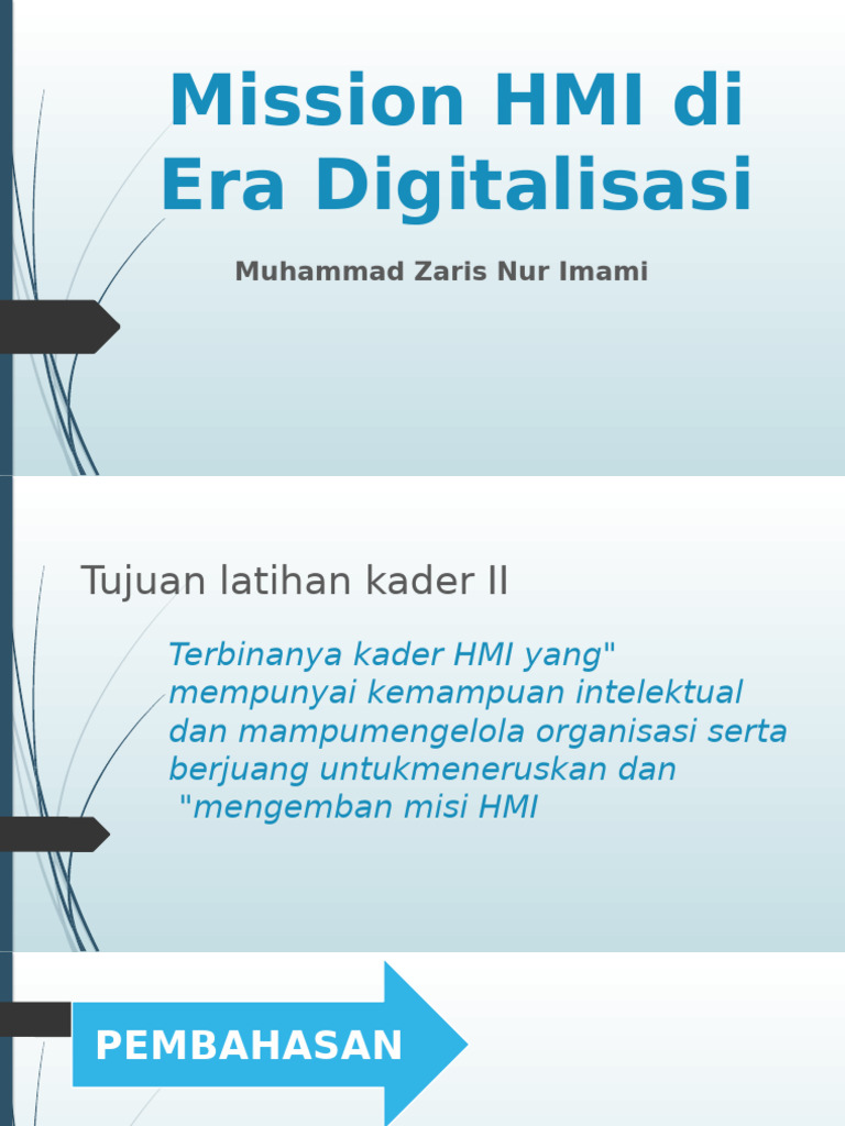 Mission HMI Di Era Digitalisasi | PDF