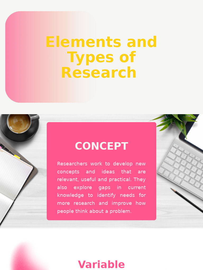 Types and Elements of Research Explained | PDF | Methodology ...