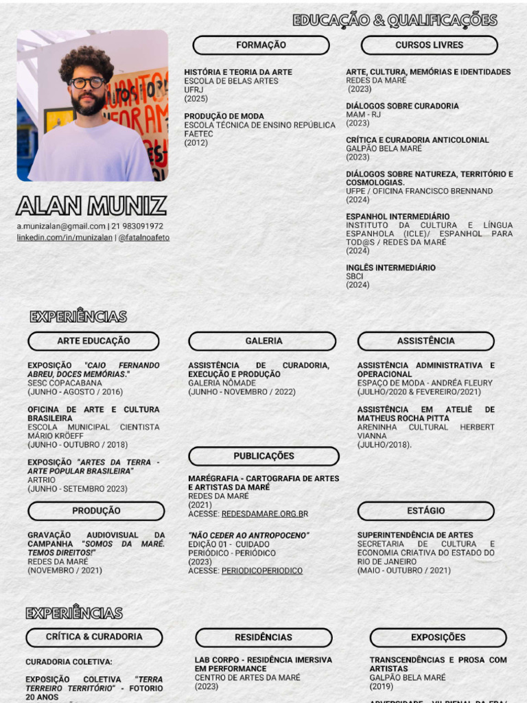 Alan Muniz - Currículo 2025 | PDF