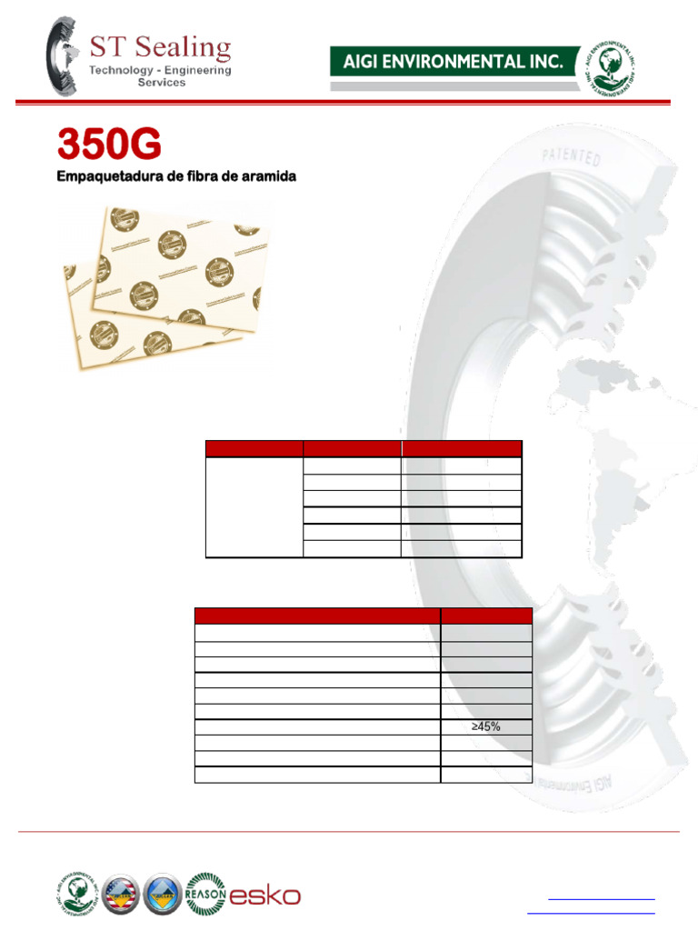 FICHA TECNICA - AIGI 350G Rev.3 | PDF