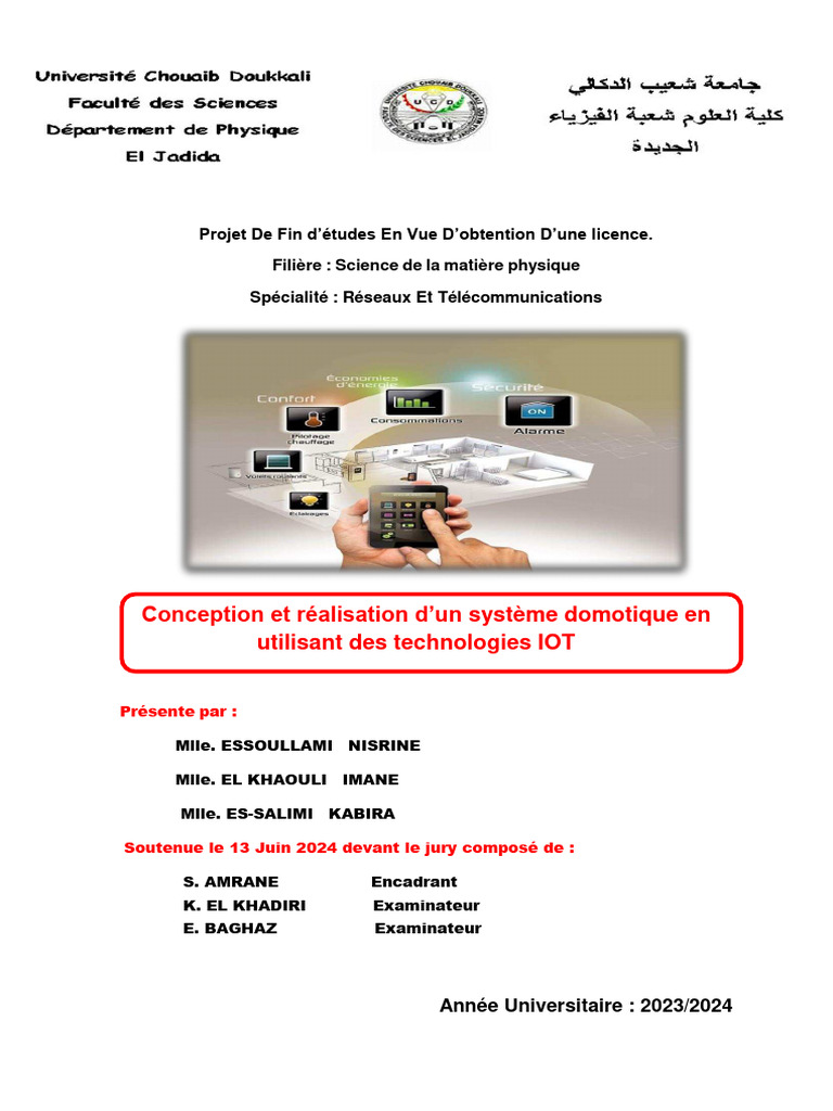 Conception Et Realisation D Un Systeme D | PDF | Internet des objets | Cloud computing