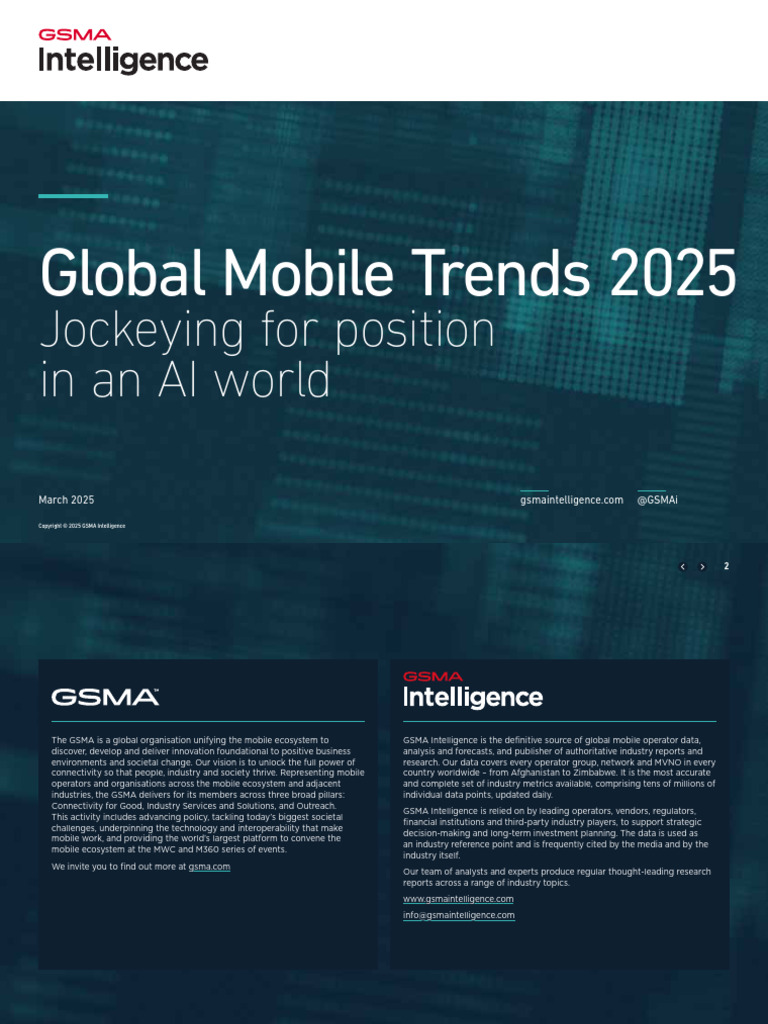 Global Mobile Trends 2025 | PDF | Pricing | Artificial Intelligence