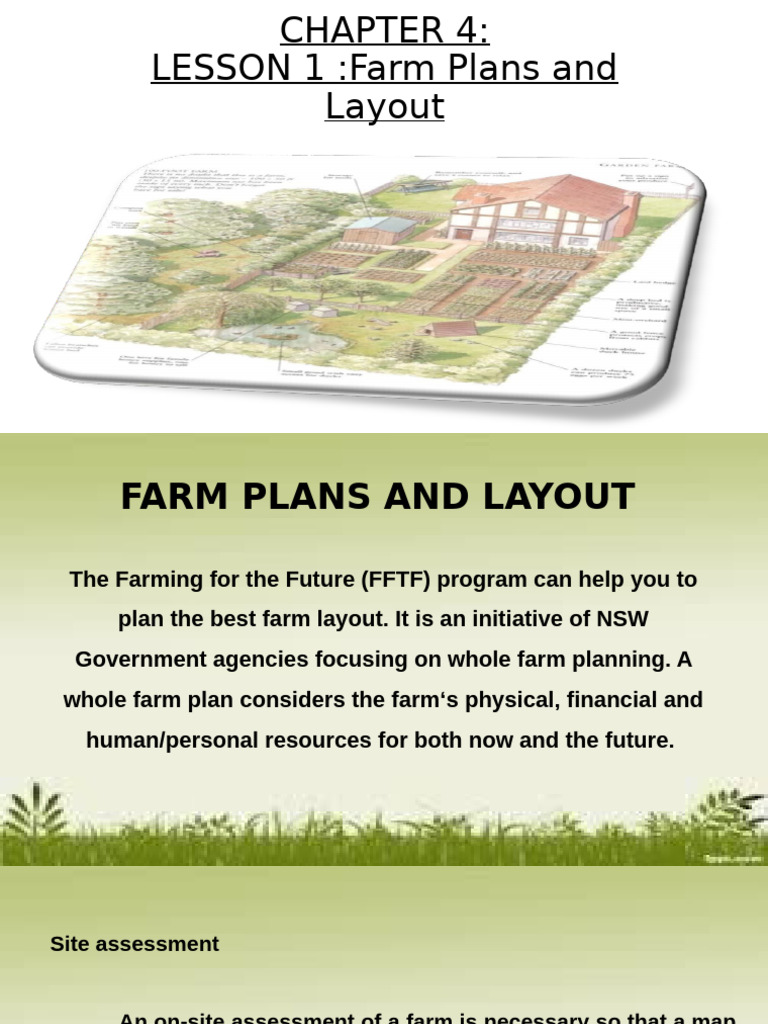 Farm Planning and Crop Layout Guide | PDF | Sowing | Seed