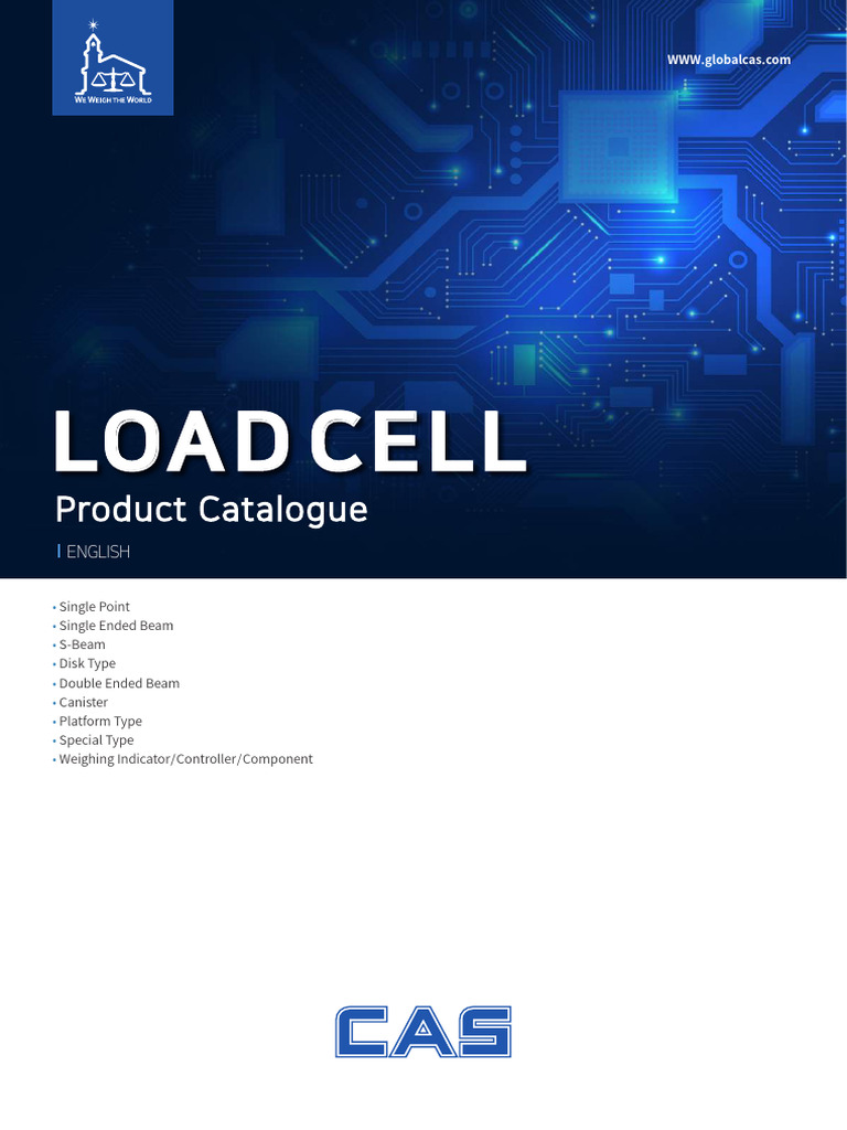 Load Cell Catalog en | PDF | Celsius | Hysteresis