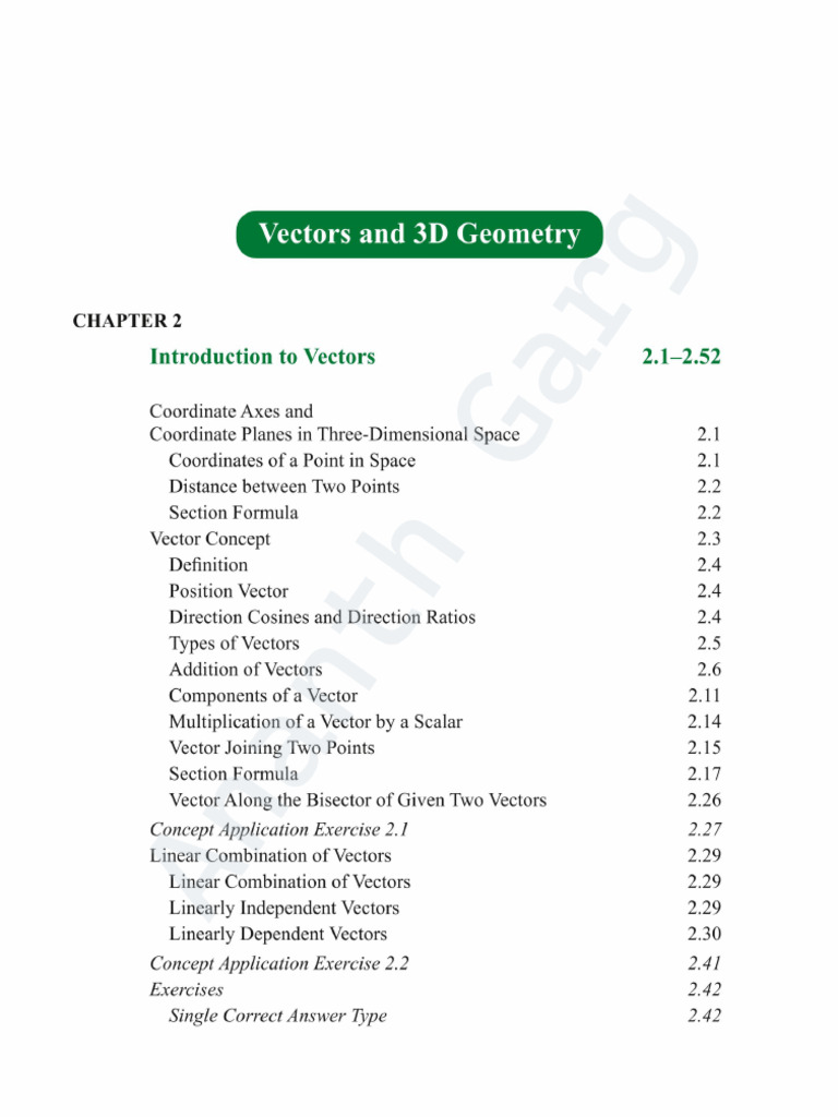 Introduction To Vectors | PDF