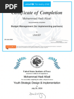 BSAFE - EN - Course Certificate - BSAFE | PDF