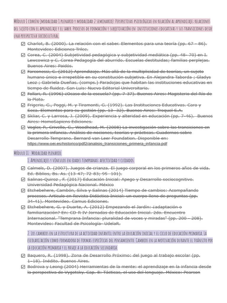 Psicología, Sujeto y Aprendizaje | PDF | Aprendizaje | Conocimiento