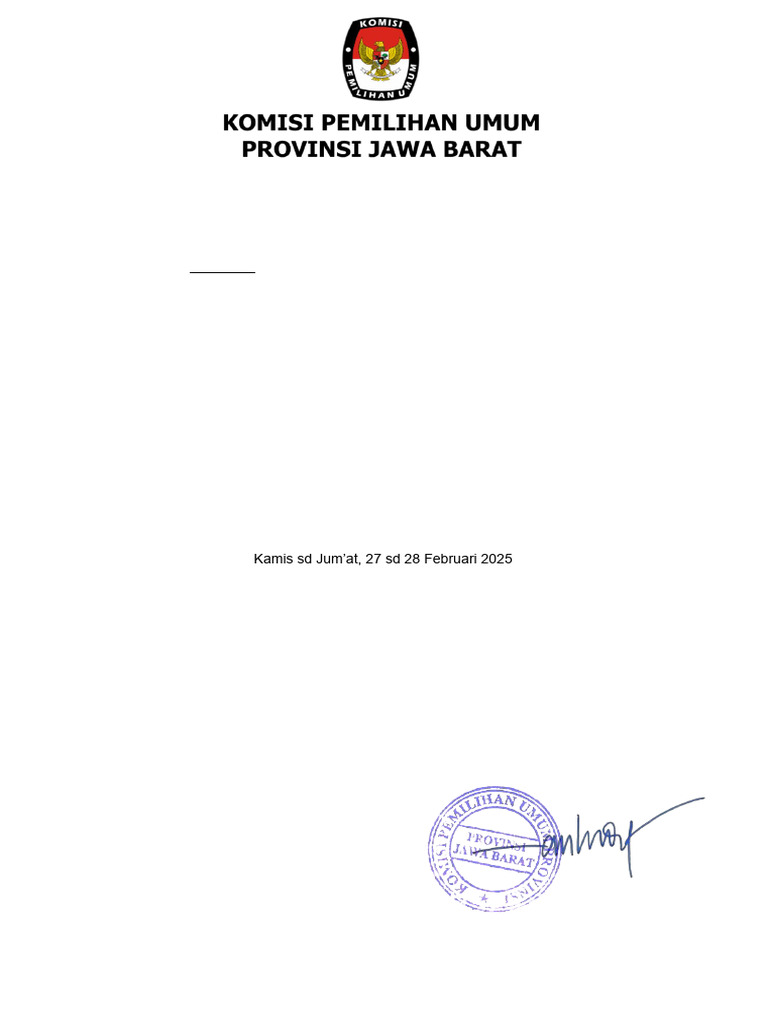 28 Ketua KPU KabKota - Undangan FGD | PDF