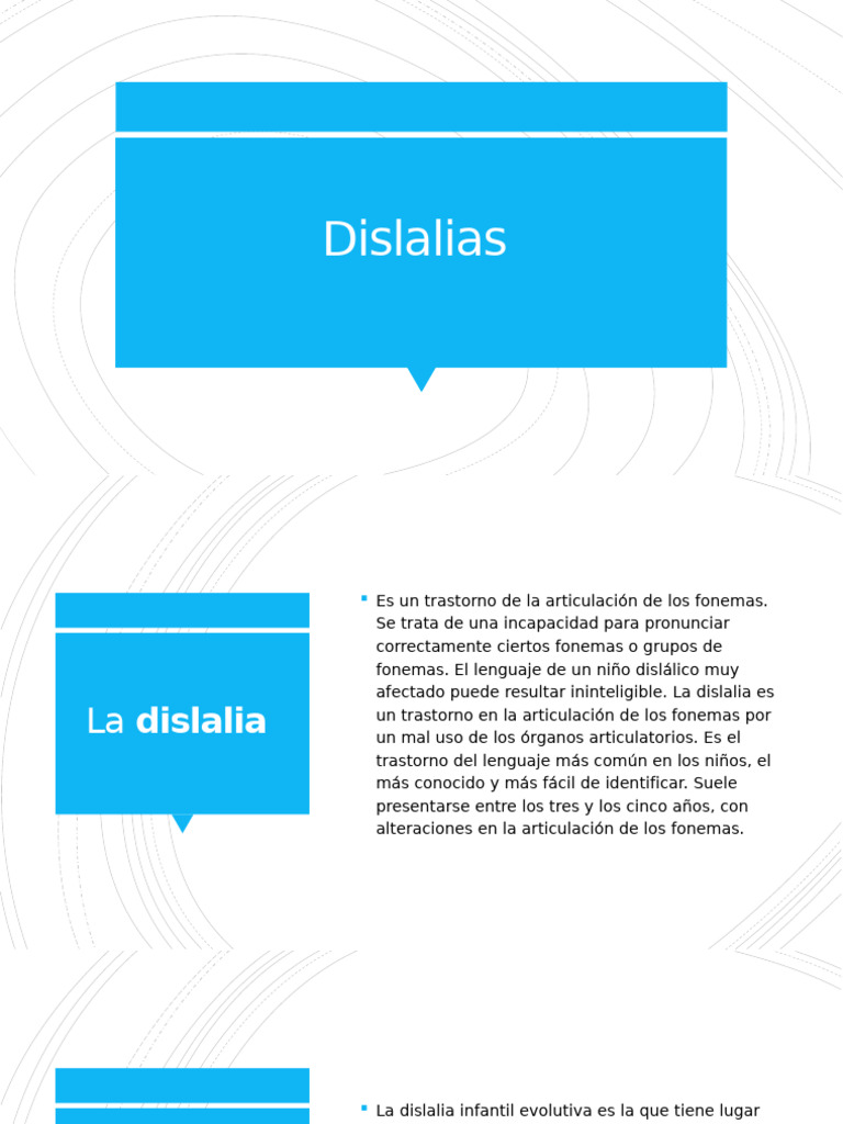 Dislalias | PDF