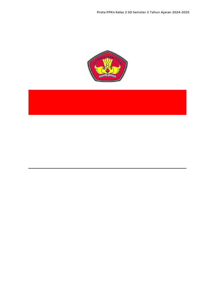 Semester Genap PROTA PPKN KELAS 2 | PDF
