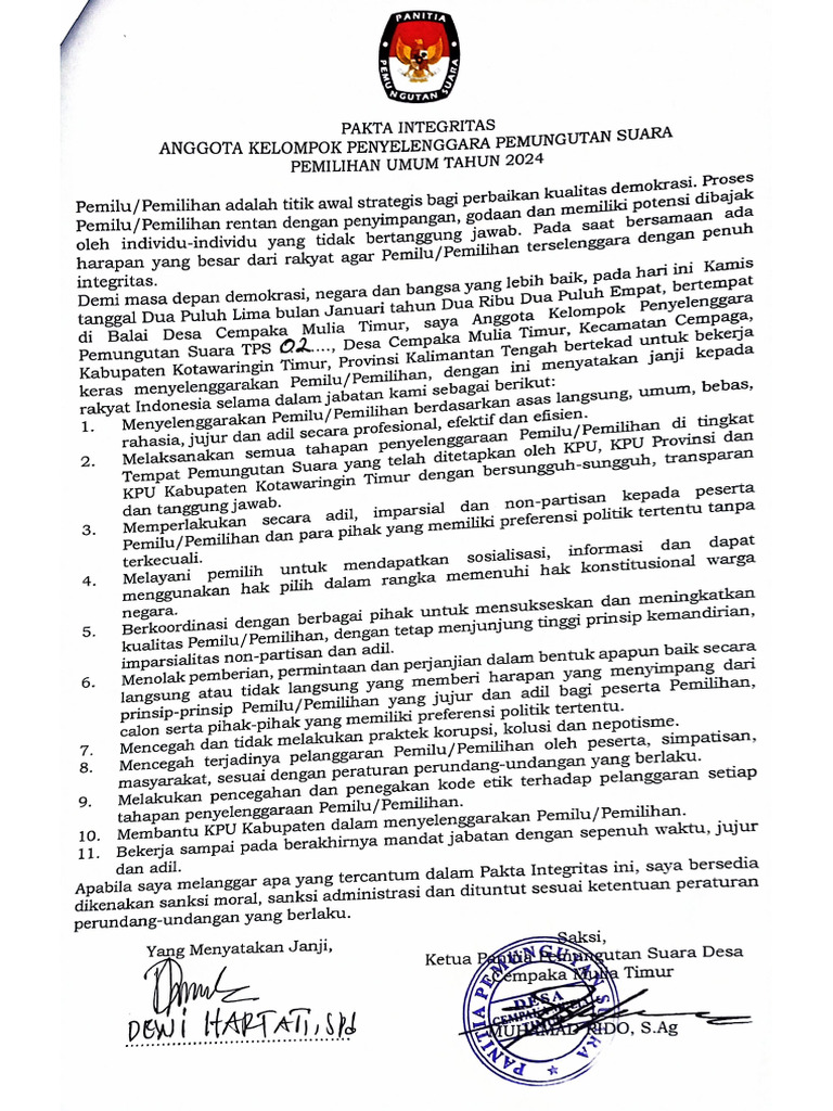 P - Integritas Tps 02 | PDF