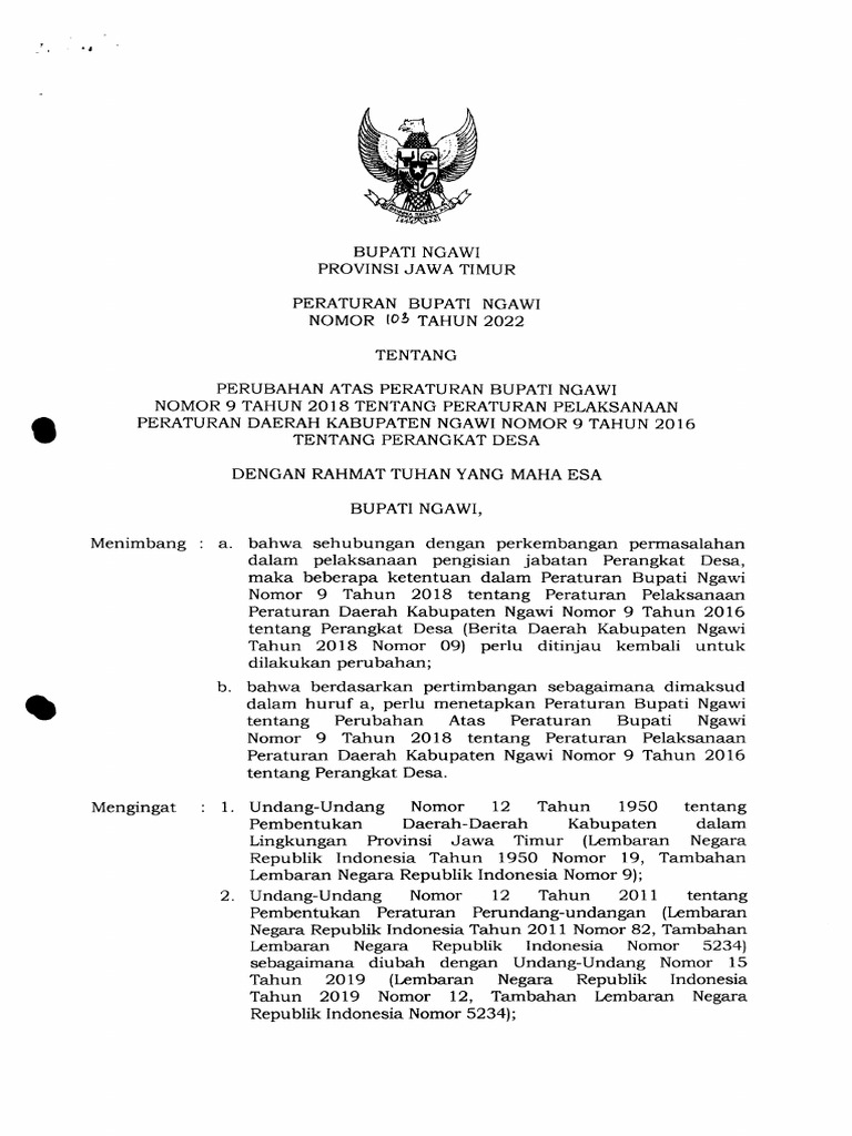Perbup 103 Tahun 2022-581 | PDF