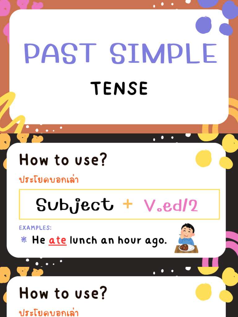 Past Simple Revision | PDF