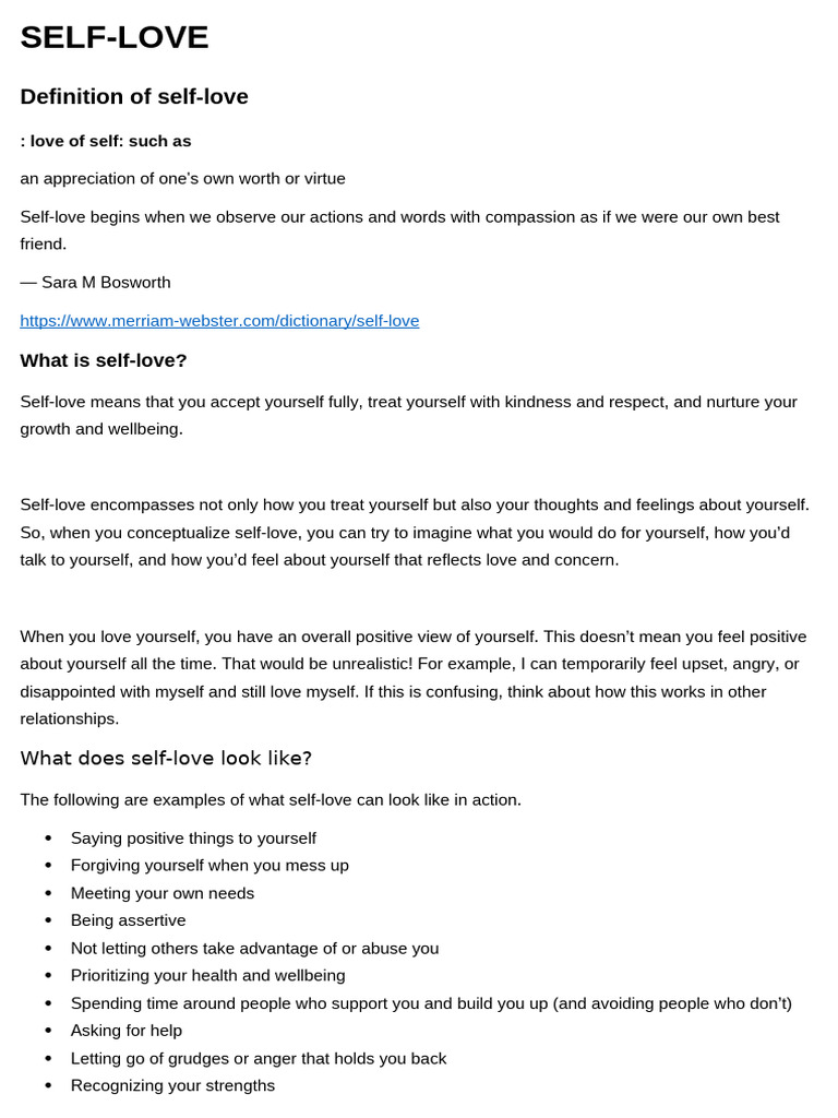 Childrens Modules Self Love 3 | PDF | Self Esteem | Feeling