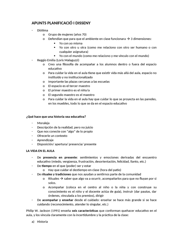 Apunts | PDF | Plan de estudios | Salón de clases