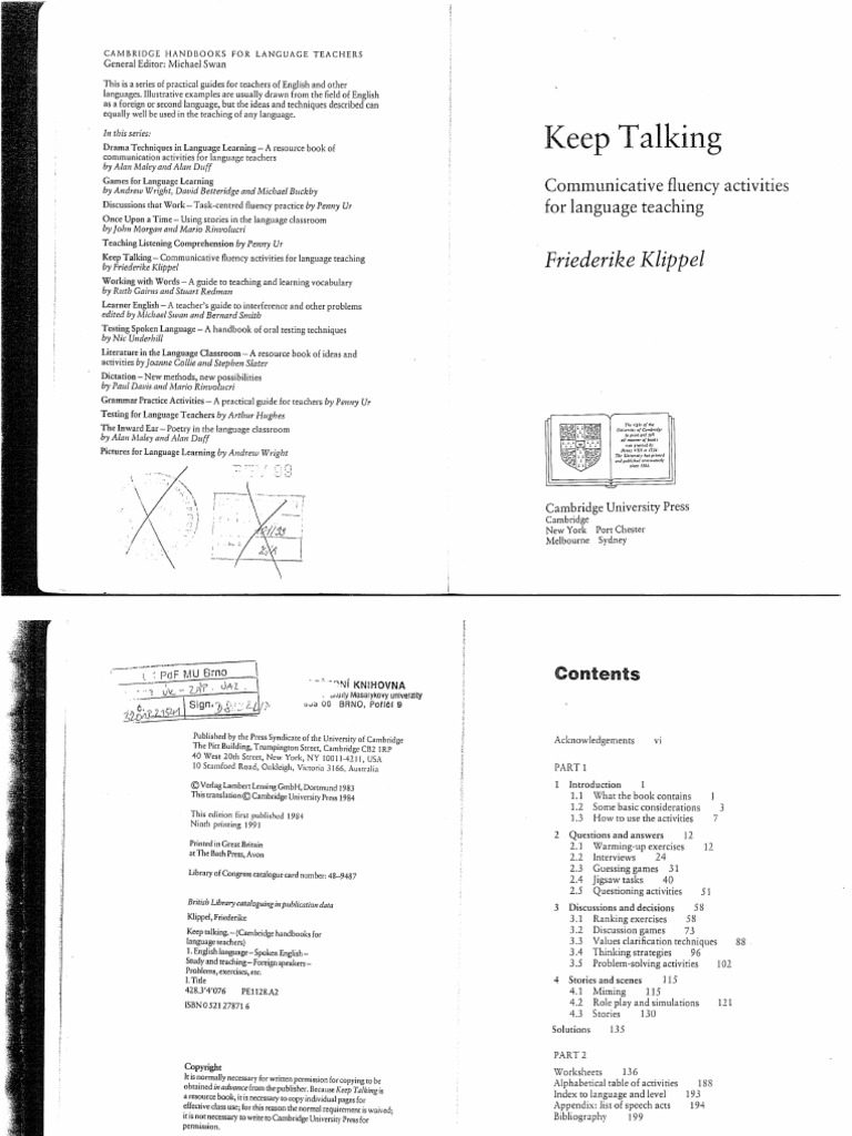 Keep Talking | PDF