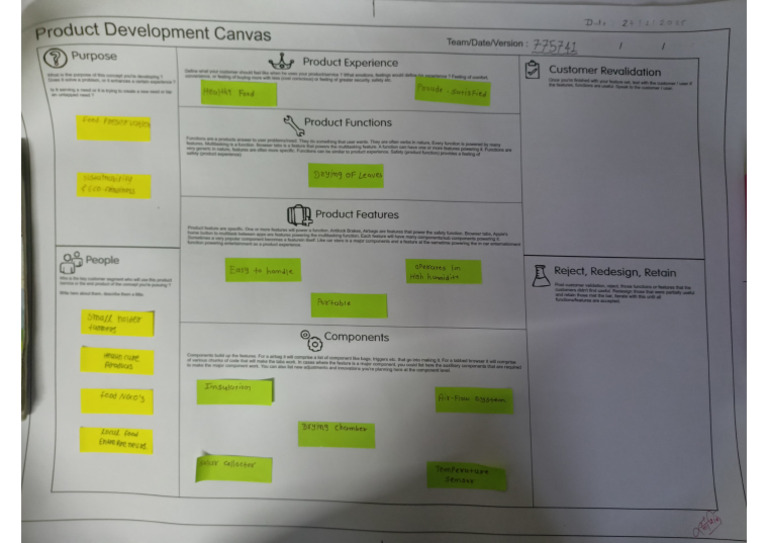 Product Development Canvas-1 | PDF