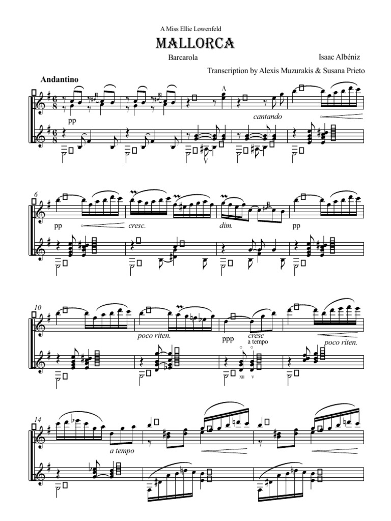 Mallorca | PDF | Musical Forms | Elements Of Music