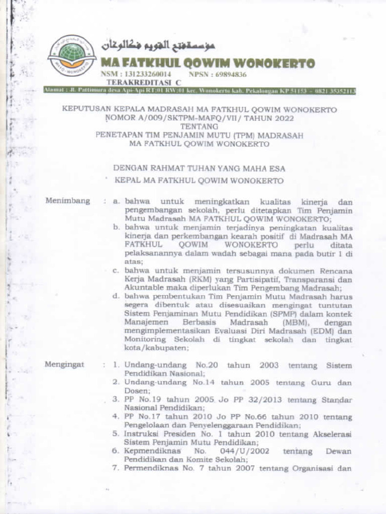MA FQ TPM | PDF