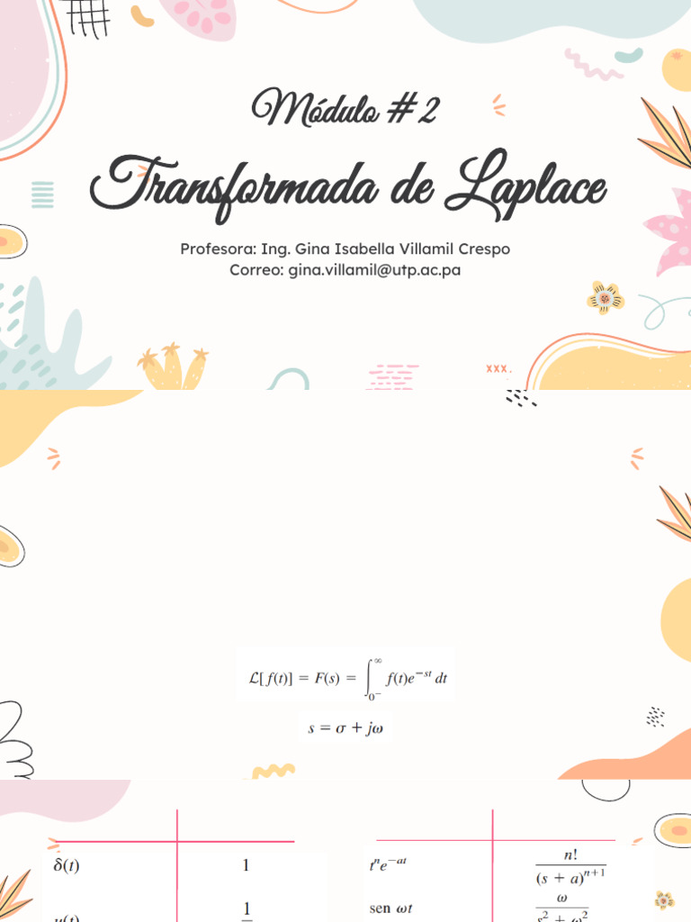 Circuitos II - Módulo #2 | PDF | Red eléctrica | Transformada de Laplace