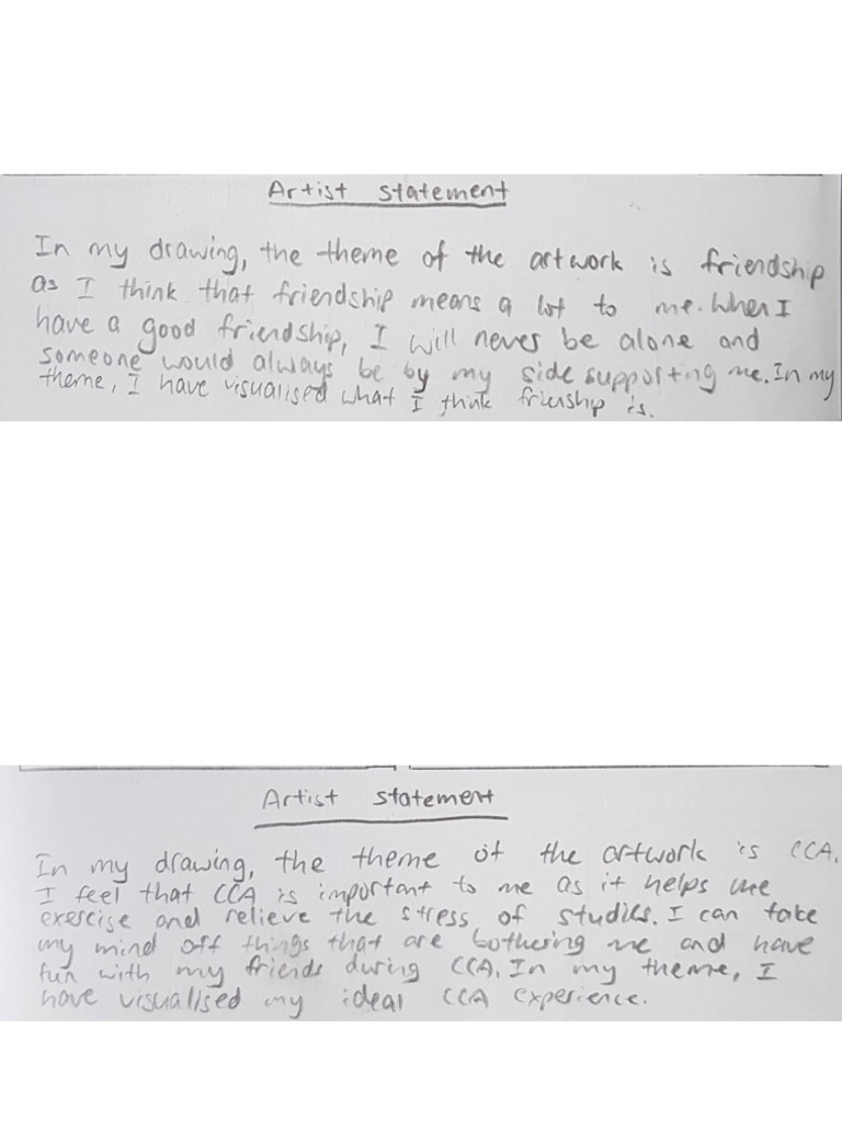 Artist Statement | PDF