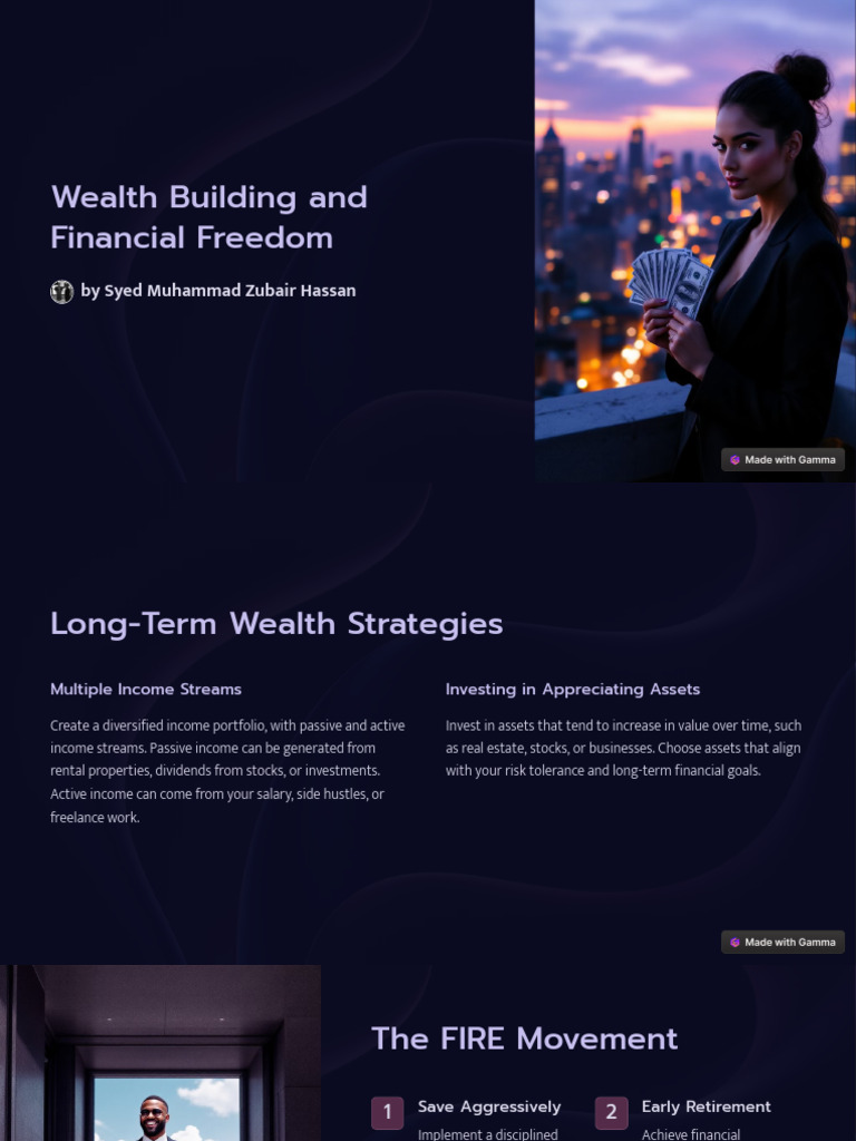 Wealth Building and Financial Freedom | PDF | Investing | Debt