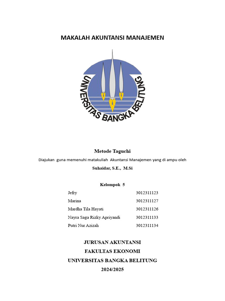 Makalah Akuntansi Manajemen | PDF